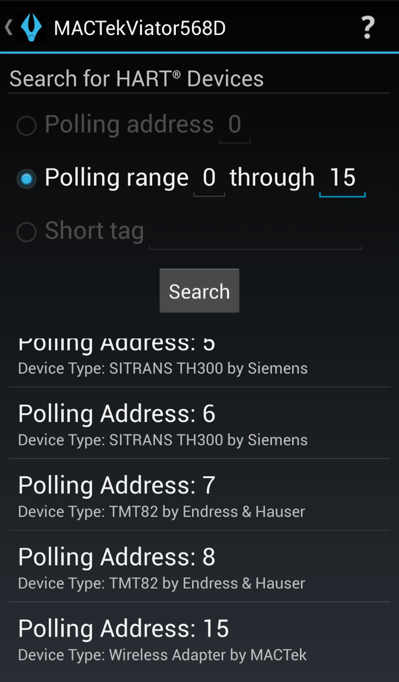 teknikol COMMANDER - Mobile Android HART® Communicator